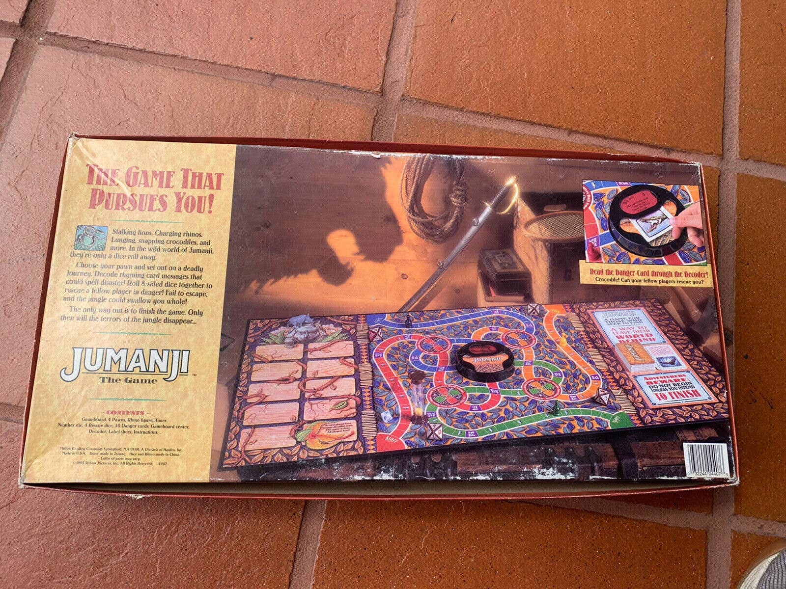 Jumanji Board Game Cards