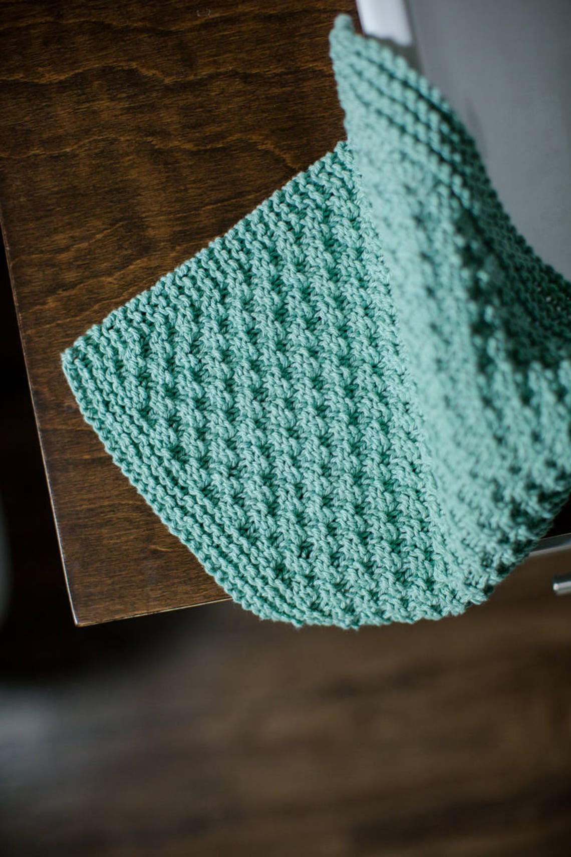 KNITTING PATTERN // Textured Washcloth Knitting Pattern // Easy Knit ...