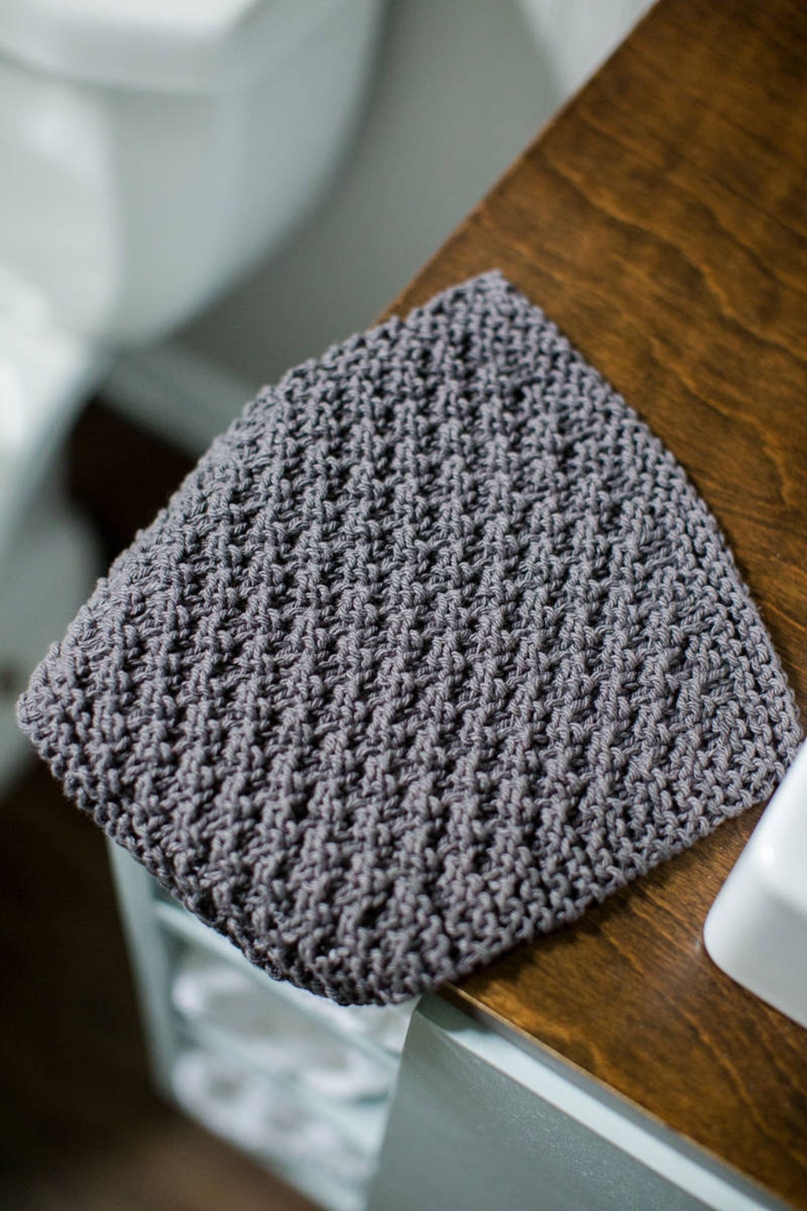 KNITTING PATTERN // Textured Washcloth Knitting Pattern // Easy Knit ...