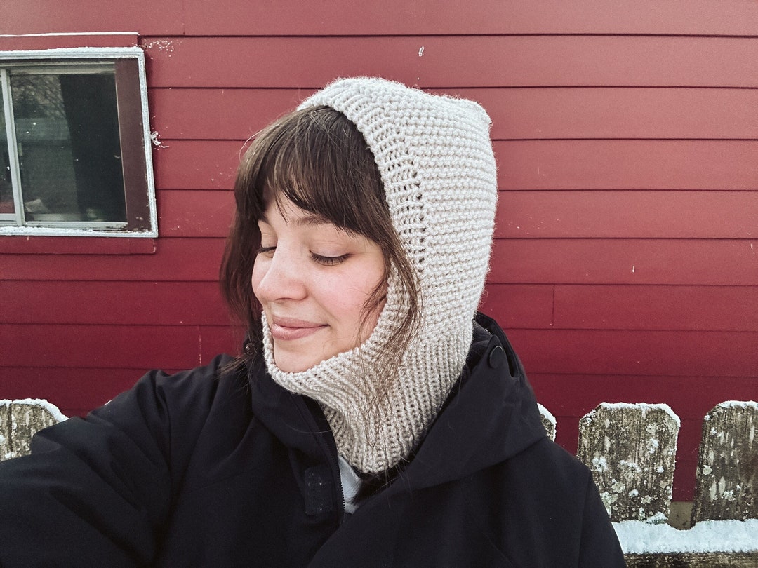 Mist Haven Balaclava Knitting Pattern || Easy to Knit Garter Hooded ...