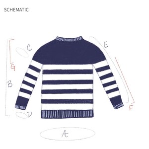 Womens Striped Raglan Sweater Knitting Pattern // Thun // Ladies ...