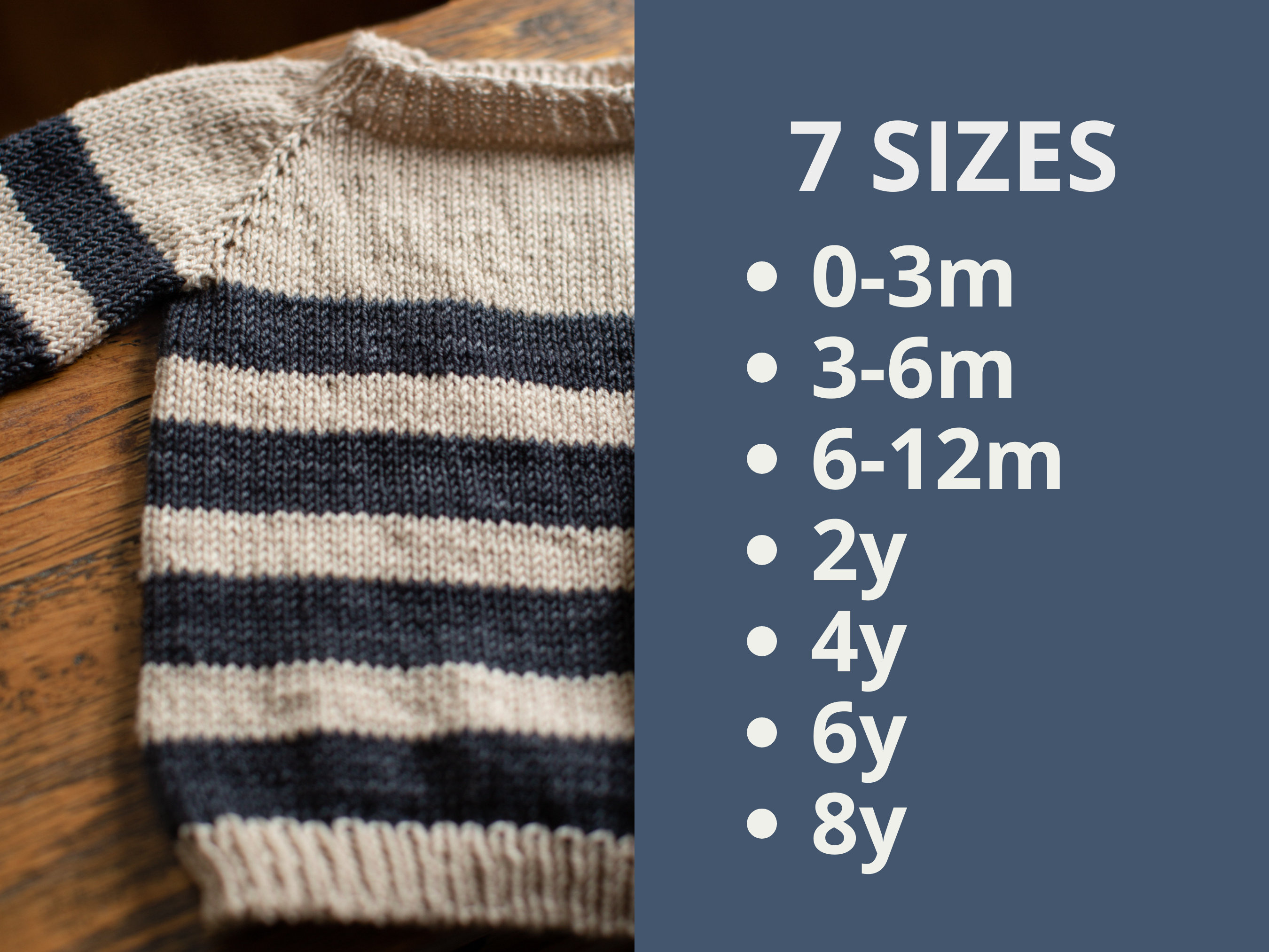 Kids Raglan Sweater Knitting Pattern // Hand Knit Baby Sweater - Etsy UK