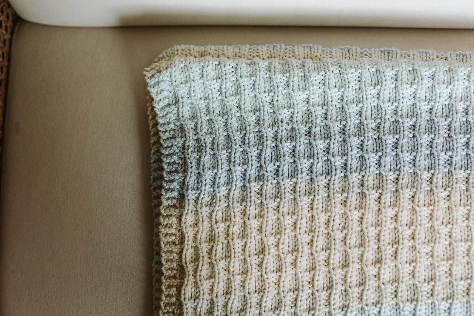 Beginner Wavy Rib Baby Blanket Knitting Pattern / Simple & - Etsy