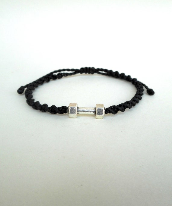 Dumbbell Bracelet Fitness Bracelet Motivation Workout Gym - Etsy