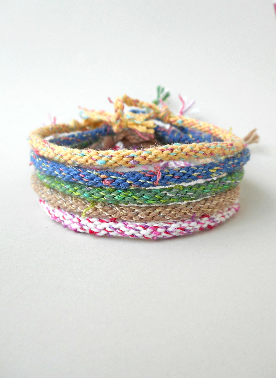 Kumihimo Rope Anklet, Friendship Jewelry, Summer Beach Anklet Woven ...