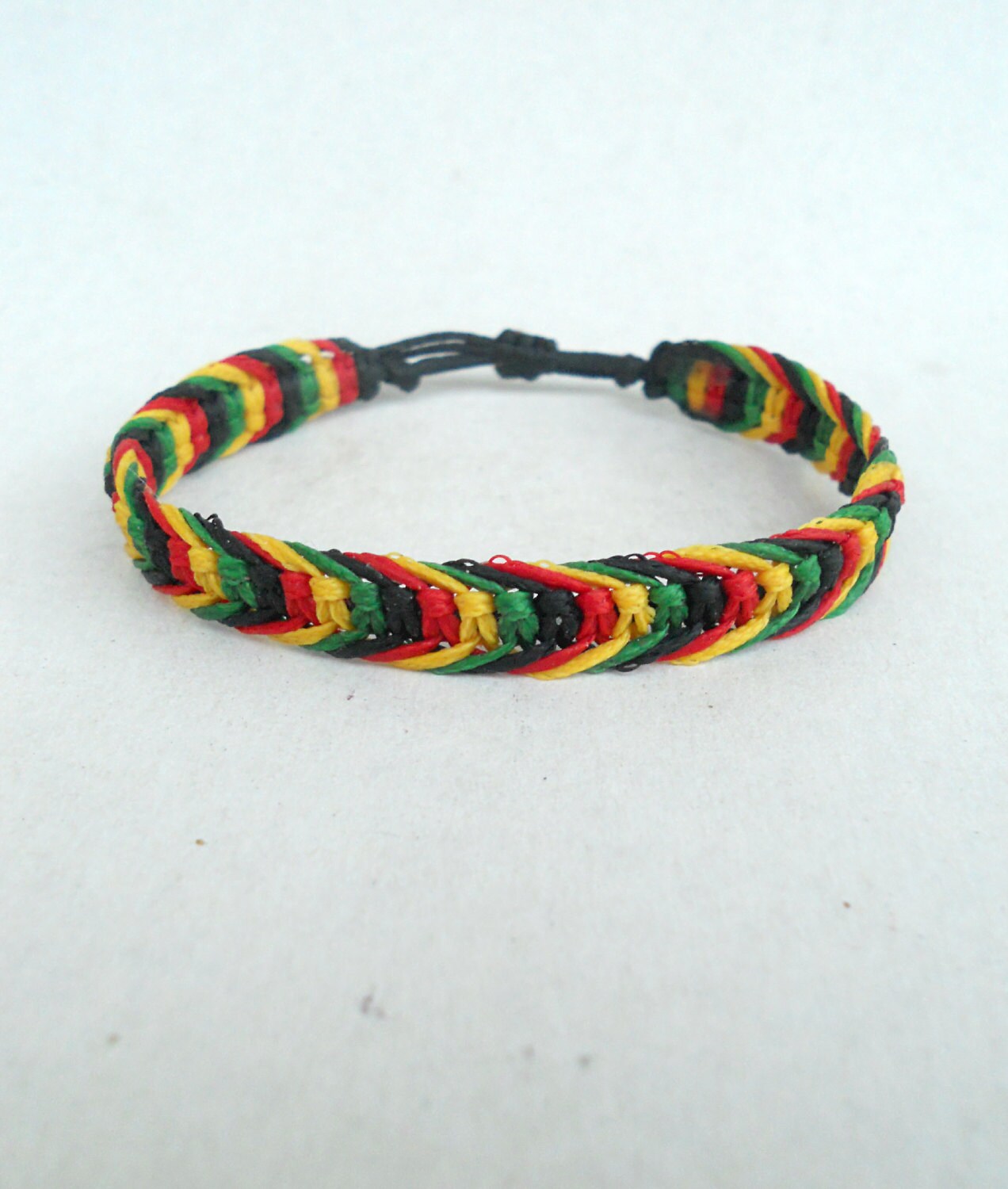 Rasta Bracelet Reggae Bracelet Macrame Bracelet Surf Bracelet Men ...