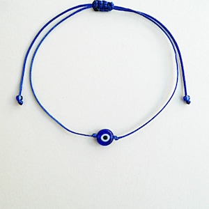 Blue Evil Eye Bracelet String Bracelet, Made in Greece Devil's Eye ...