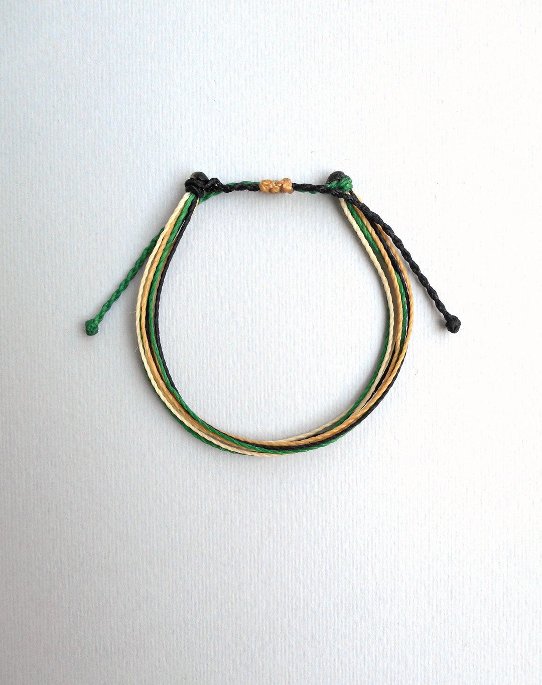 Multi Strand String Bracelet Camo Bracelet, Surfer Gift, Earth Colors ...