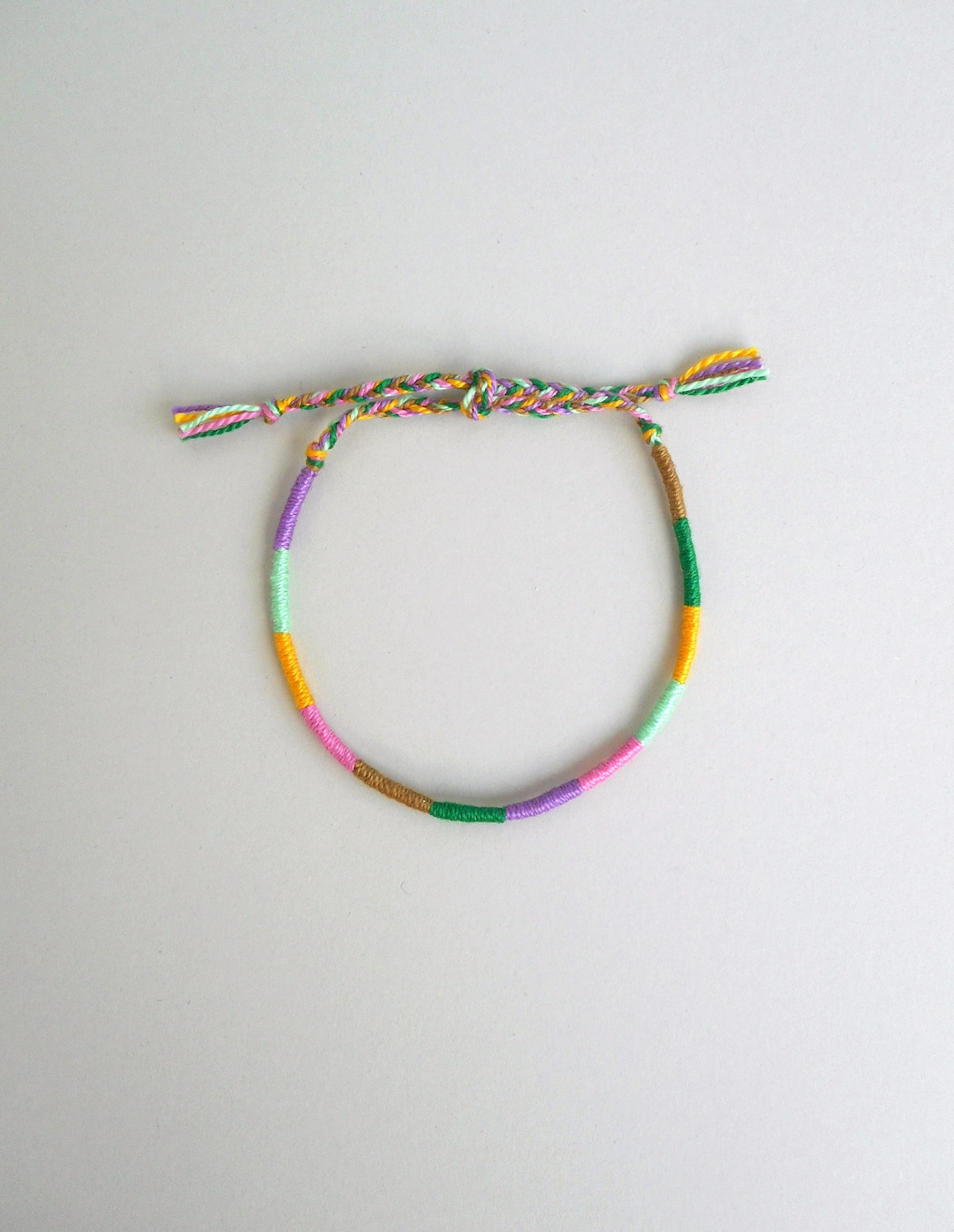 Thin Cotton Thread Bracelet Tiny Rope Friendship Bracelet Dainty ...