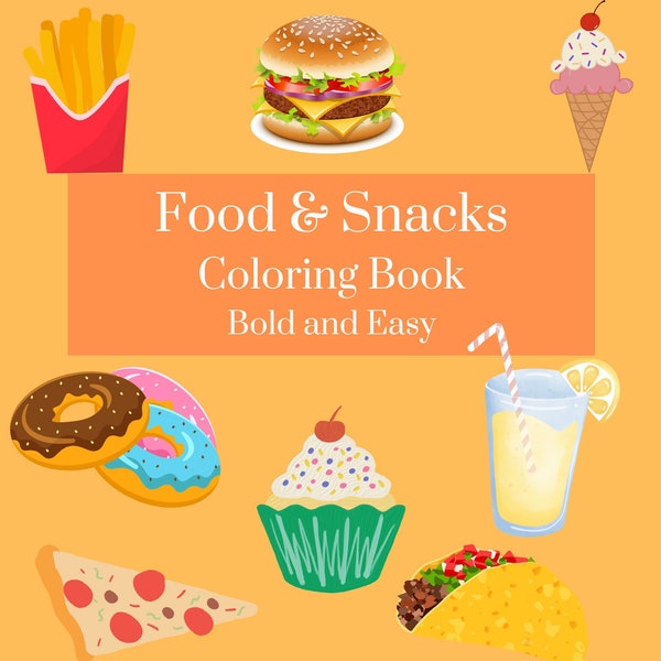 Food Coloring Book - Etsy