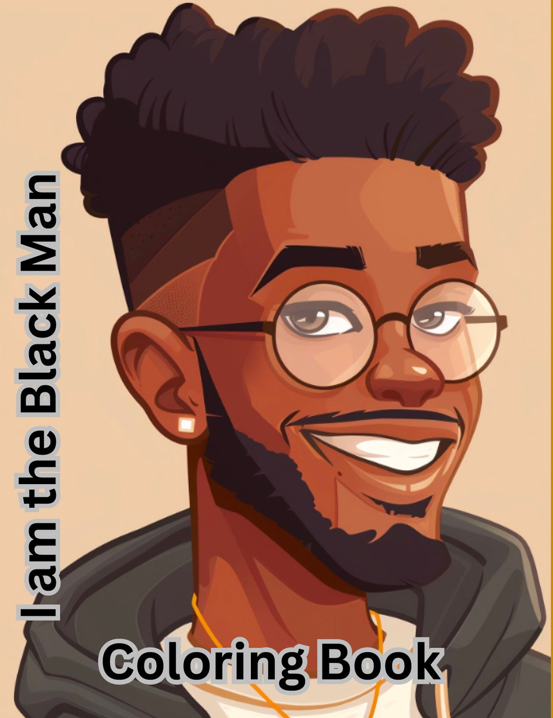 Coloring Book for Black Men, Coloring Book for Adults, Black Men ...