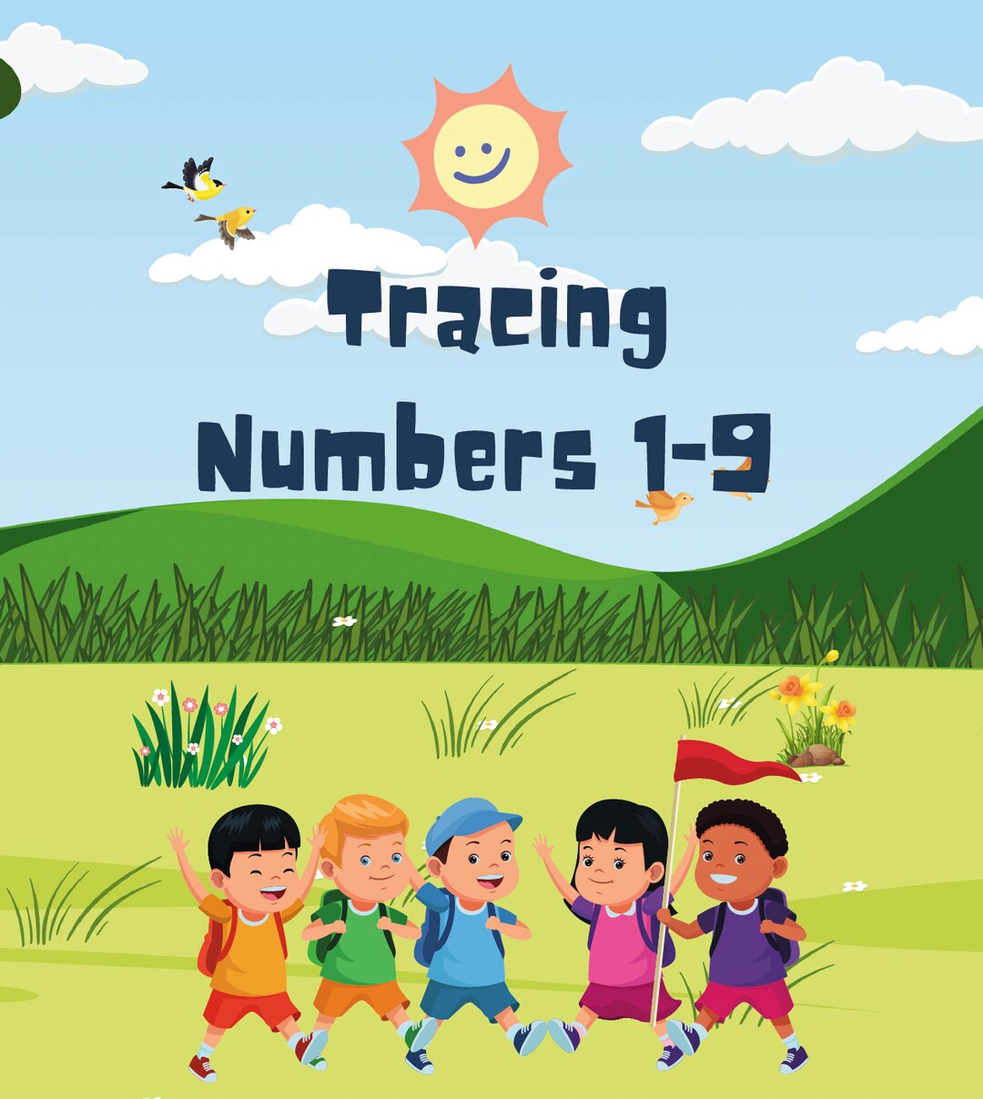 Tracing Numbers: Activity Book for Numbers 1-9 - Etsy