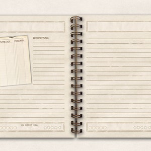 Recipe Book Blue - Etsy