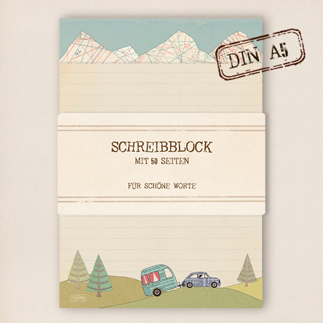 Stationery - Writing Pad - to the Mountains - Etsy