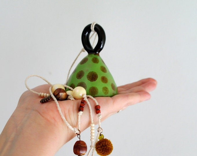 Ceramic Bell Ceramic Wall Decoration for Home Veranda Garden - Etsy