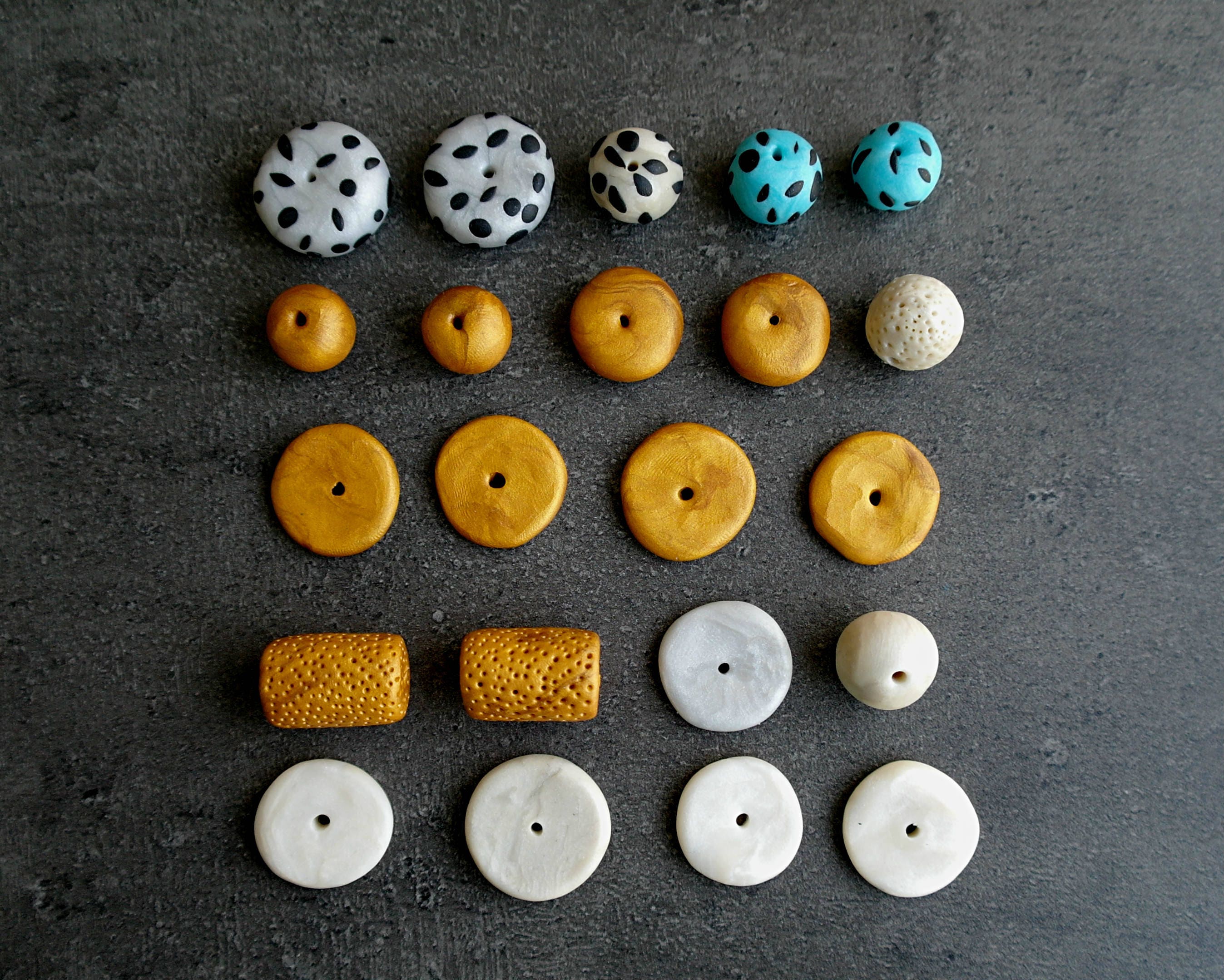 Fimo Necklace Minimalist Geometric Necklace Everyday | Etsy