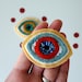 Embroidery Eye Patch, Embroidered Eye Accessory, Evil Eye Patch ...
