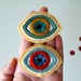 Embroidery Eye Patch, Embroidered Eye Accessory, Evil Eye Patch ...