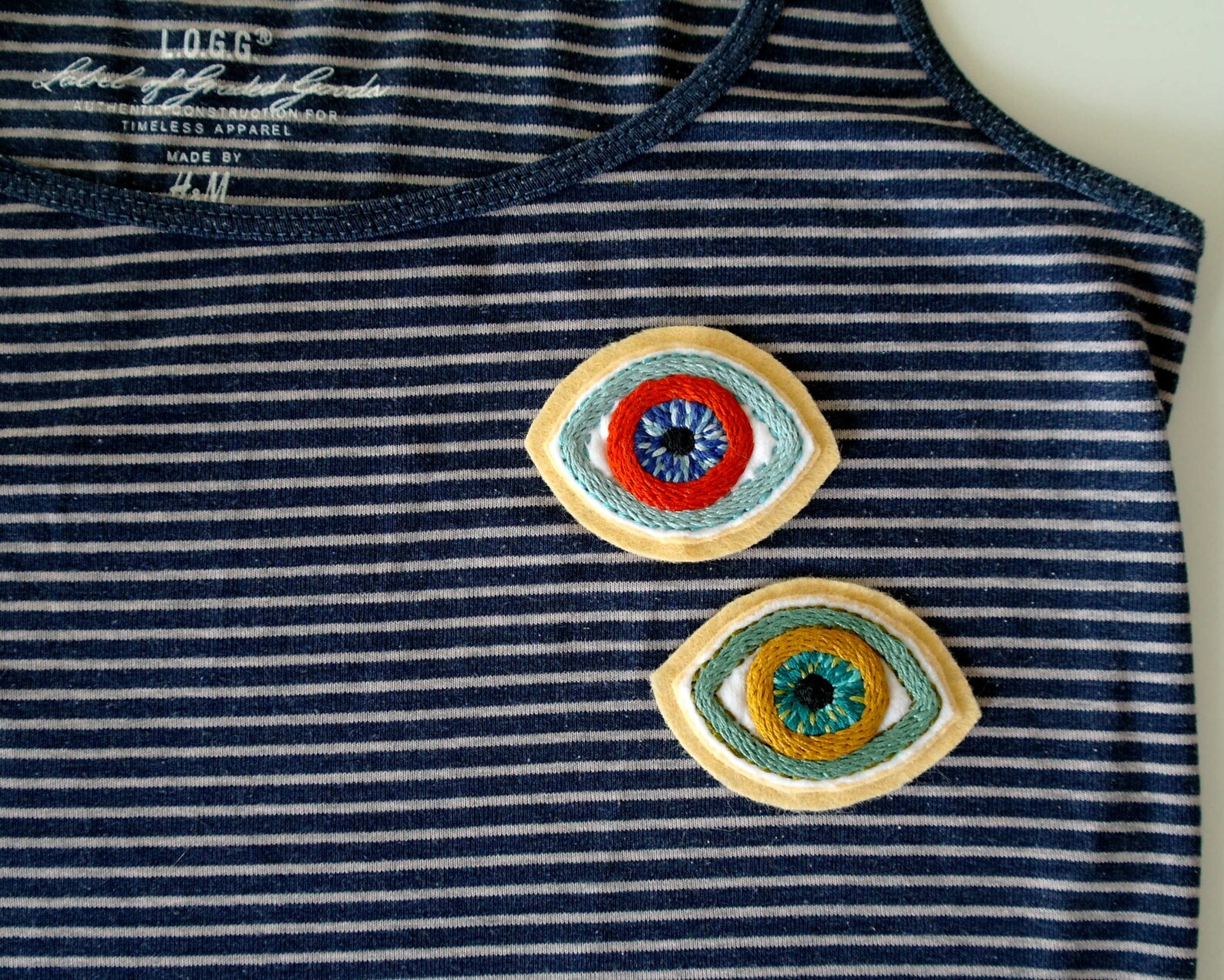 Embroidery Eye Patch, Embroidered Eye Accessory, Evil Eye Patch ...