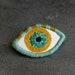 Embroidery Eye Pin, Eye Brooch, Embroidered Pin, Stitched Badges ...