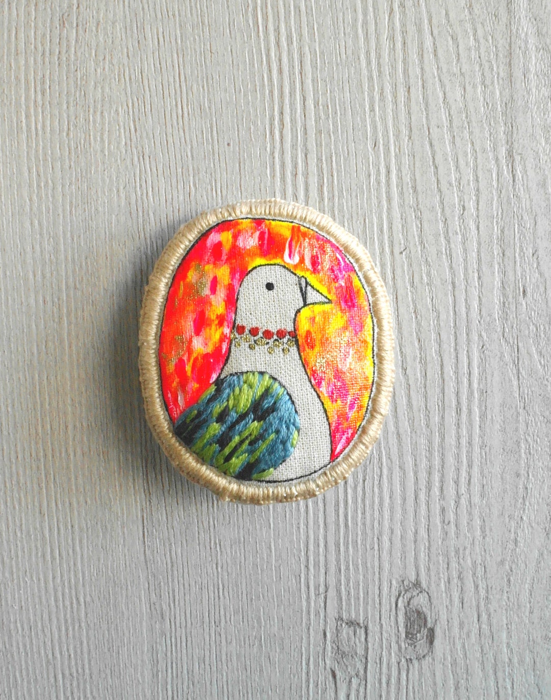 Pigeon Brooch Bird Brooch Animal Jewelry Dove Pin Peace - Etsy
