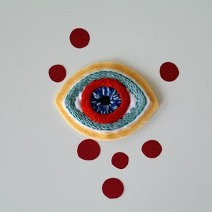 Embroidery Eye Patch, Embroidered Eye Accessory, Evil Eye Patch ...