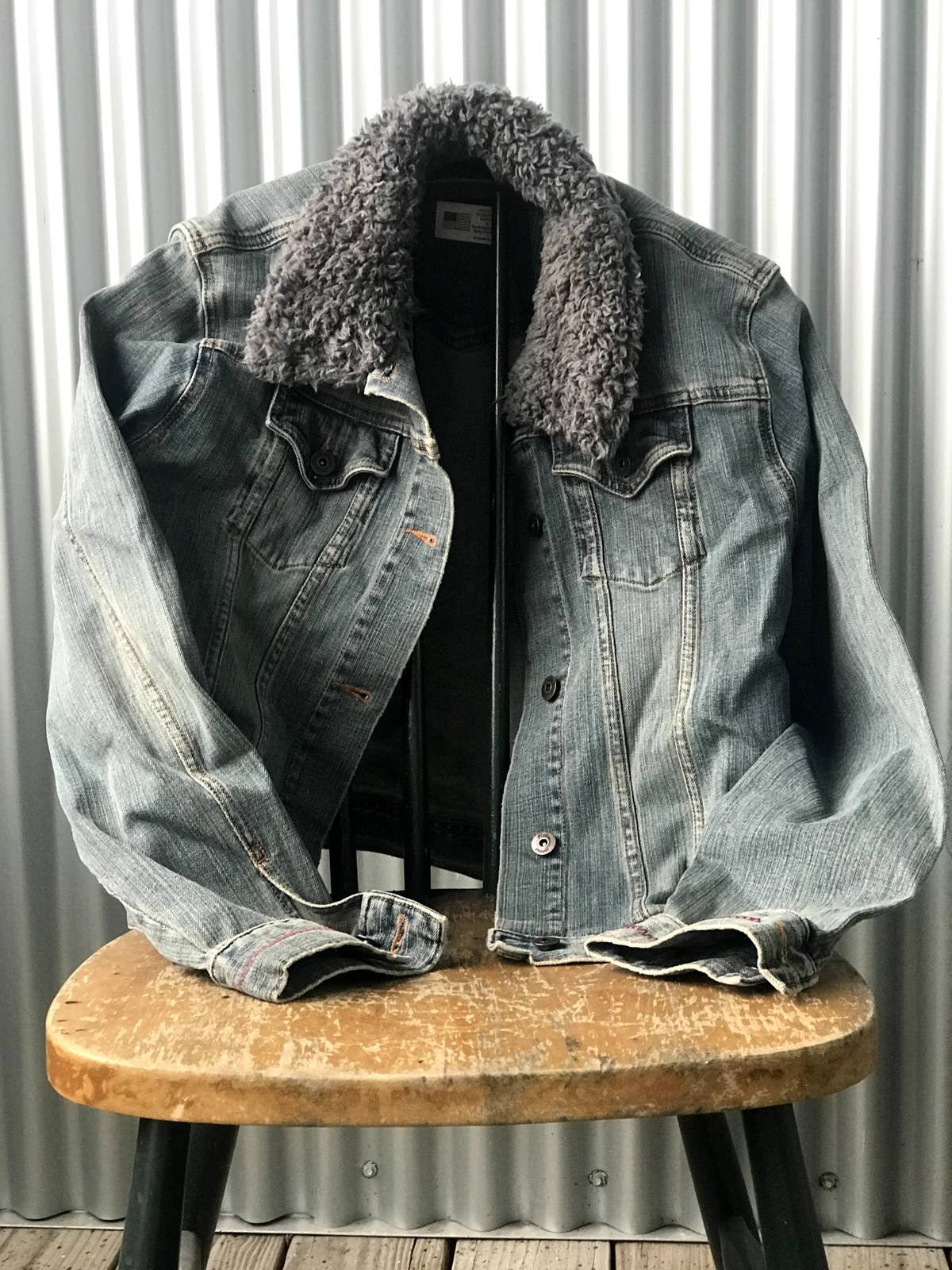 NWT VTG Riders Lee Denim Jkt Xl-upstyled With Western Fabric and Grunge ...