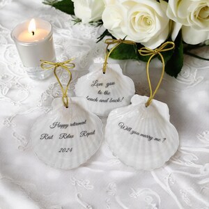 Ocean Lovers Wedding Proposal Will You Marry Me Beach Nautical Seashell ...