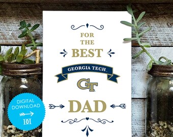 Georgia Tech Dad - Etsy