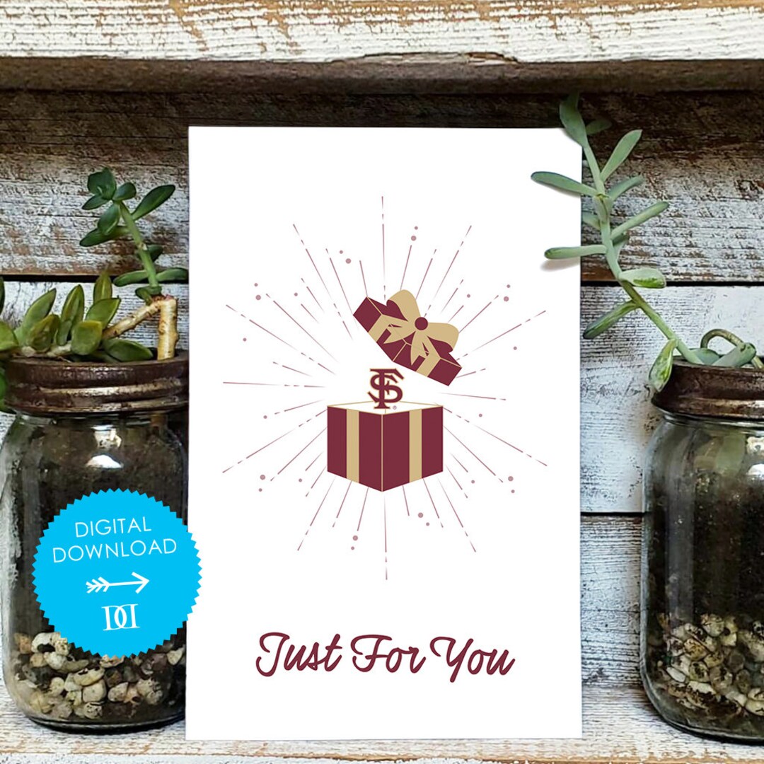Florida State Gift Card Digital Download OFFICIALLY LICENSED Collegiate ...