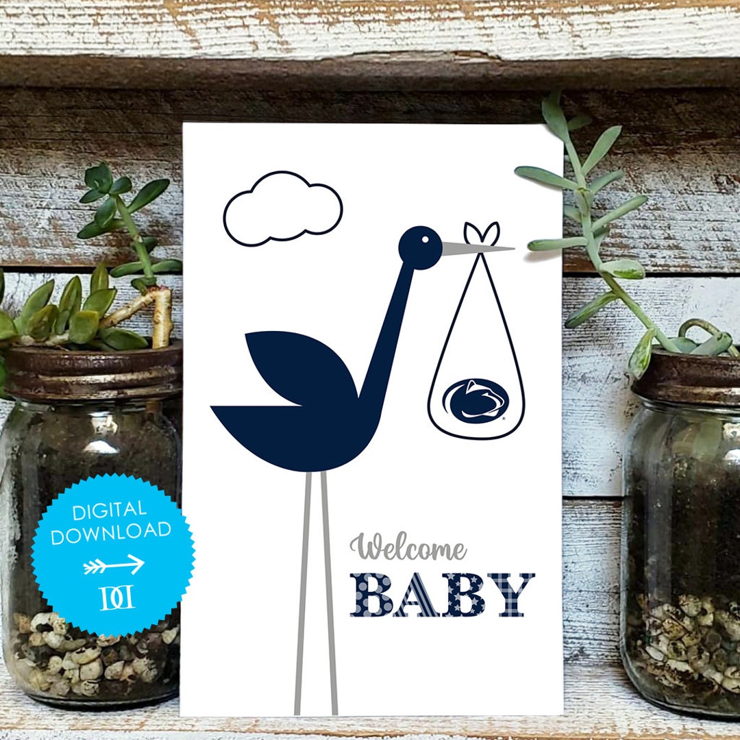 Penn State Baby Card - Digital Download - OFFICIALLY LICENSED ...