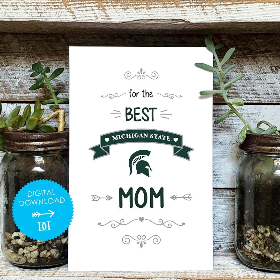 Michigan State Mom Card - Digital Download - OFFICIALLY LICENSED ...
