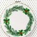 Hand Embroidery PDF Pattern, Happy Holly-day Wreath Digital Download ...