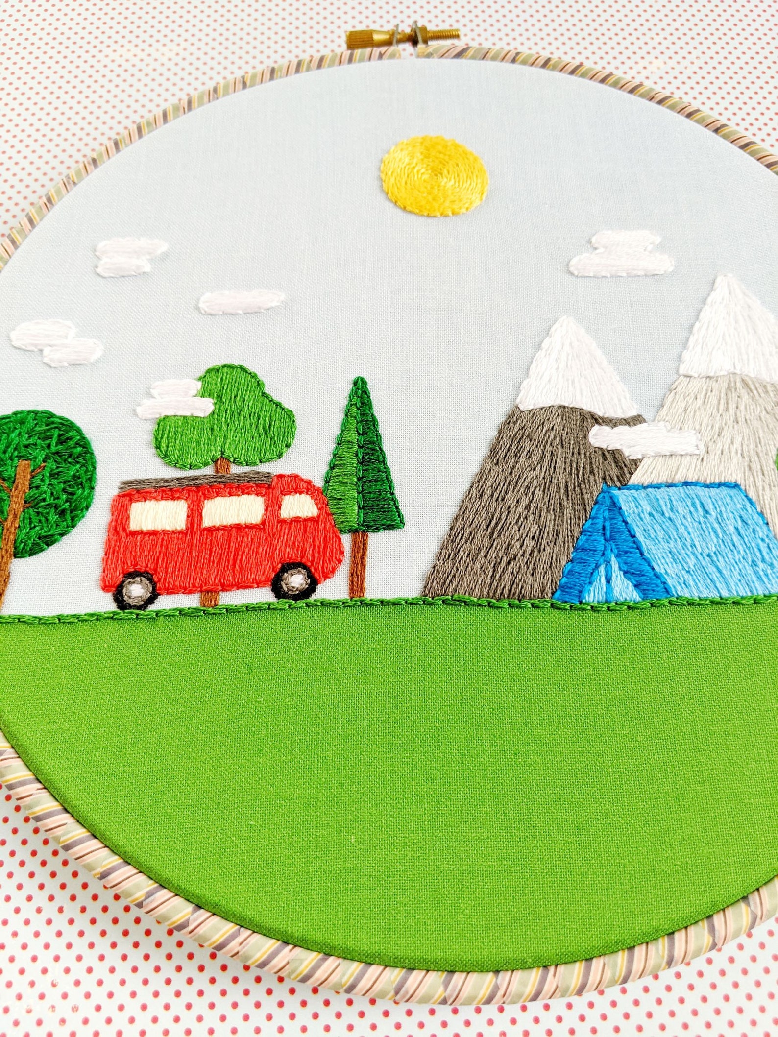 Hand Embroidery PDF Pattern. Adventure Awaits Digital Download. Simple ...