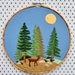 Hand Embroidery PDF Pattern. Pine Tree Forest Digital Download ...