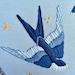 Hand Embroidery PDF Pattern, Soaring Swallows Design Digital Download ...