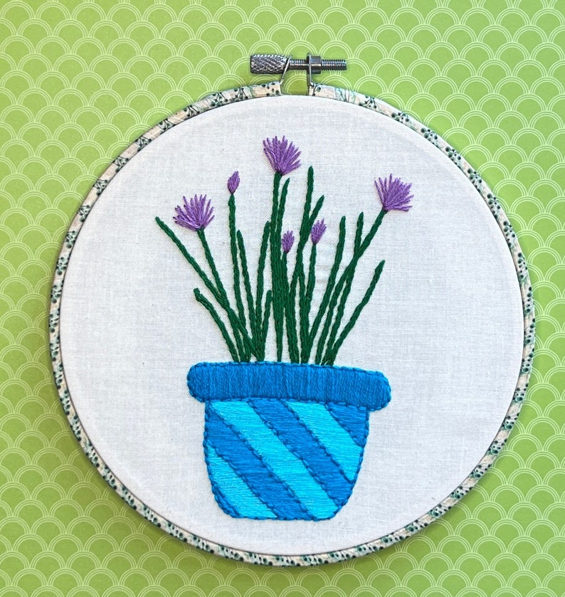 Herb Garden Hand Embroidery PDF Pattern. Digital Download. 8 - Etsy
