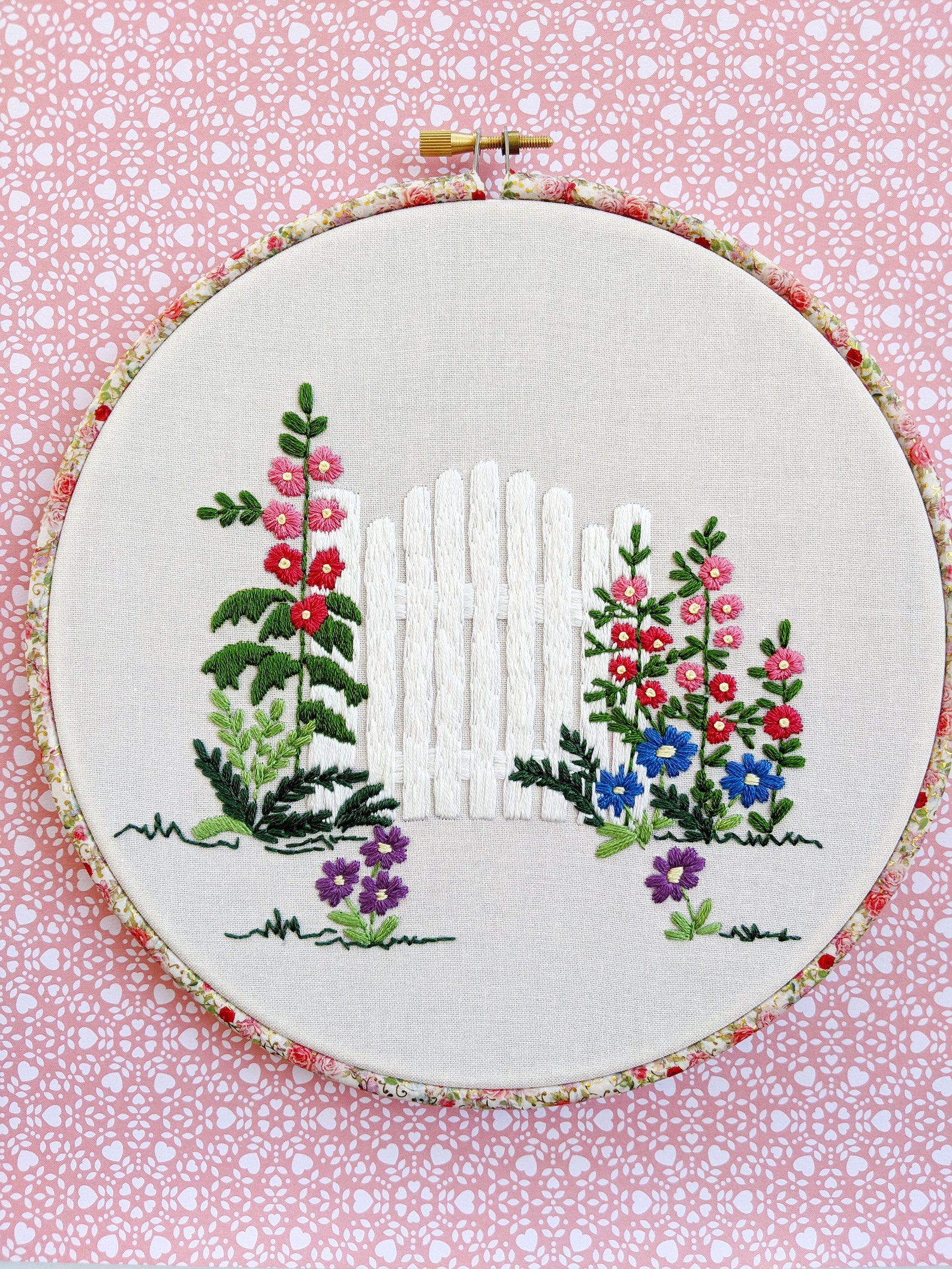 Hand Embroidery PDF Pattern. at the Garden Gate Digital - Etsy