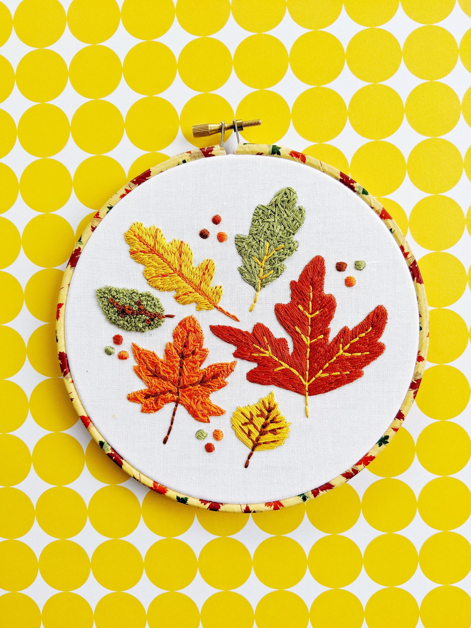 Hand Embroidery PDF Pattern Fall Fun Design Digital Download - Etsy