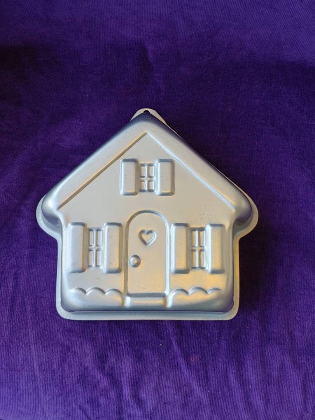 1997 Wilton House Cake Pan. Cute House With Shutters and Heart Door ...