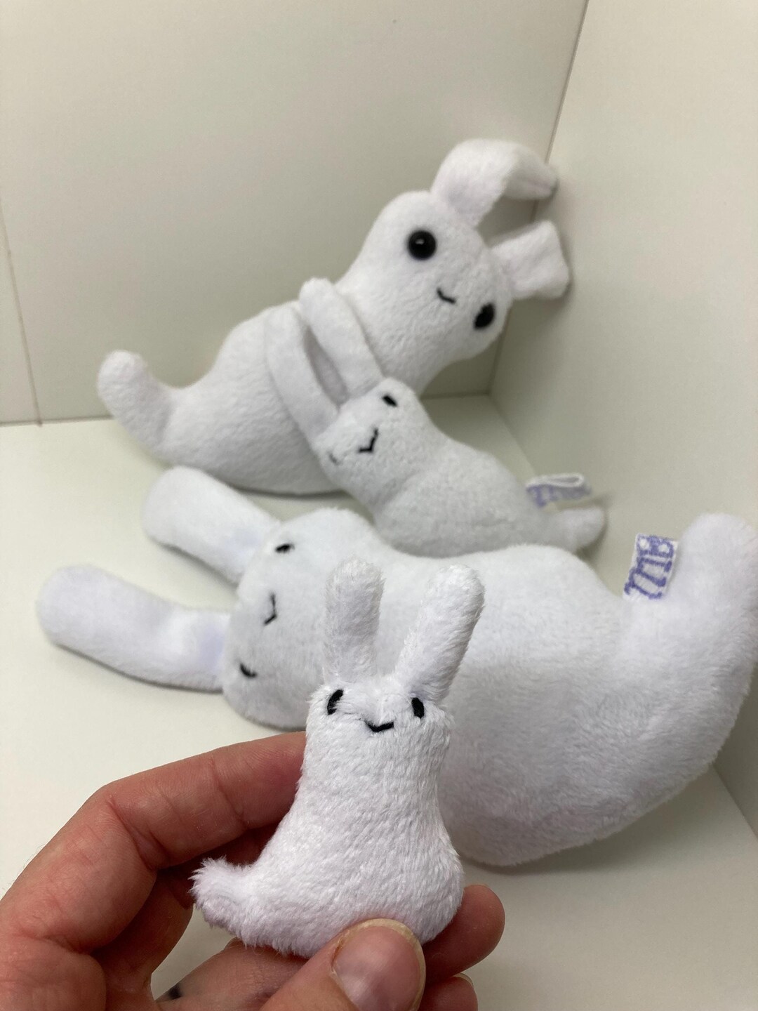 Made to Order Spoopy Bunny Handmade Minky Plush Ghost Bunny Halloween ...