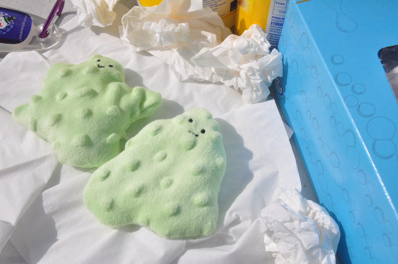 Plush Germ Booger Slime Goo Snot Yucky Monster Gross Virus Stuffed Toy ...