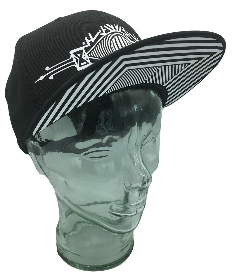 The Optical Eye G Jones Inspired Glow in the Dark Snapback Hat | Etsy