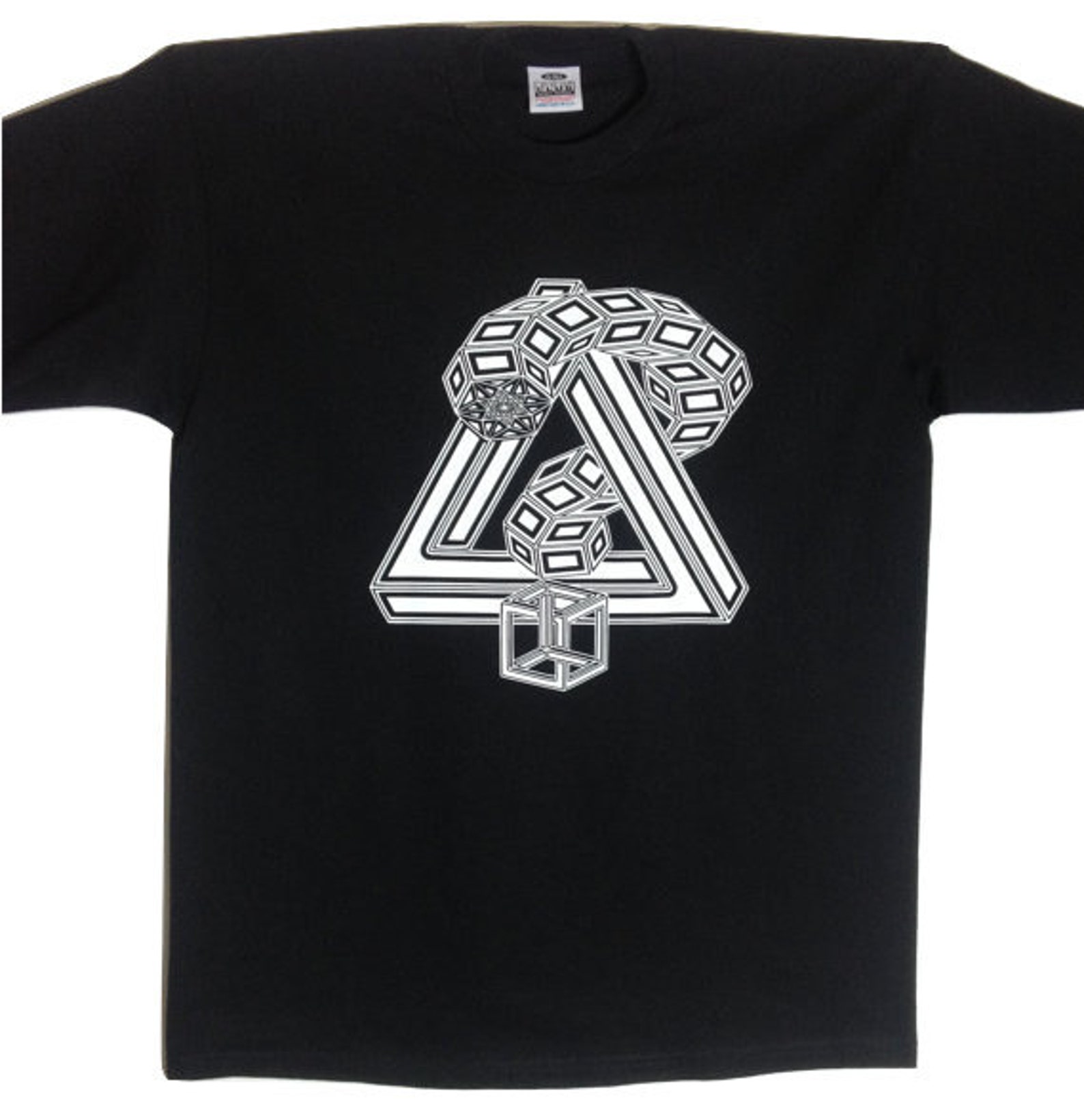 Geometrical Questions Glow in the Dark-tipper-t Shirt - Etsy