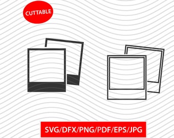 Polaroid Photo Frame Svg | Etsy