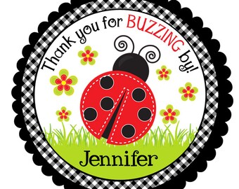 Ladybug labels | Etsy