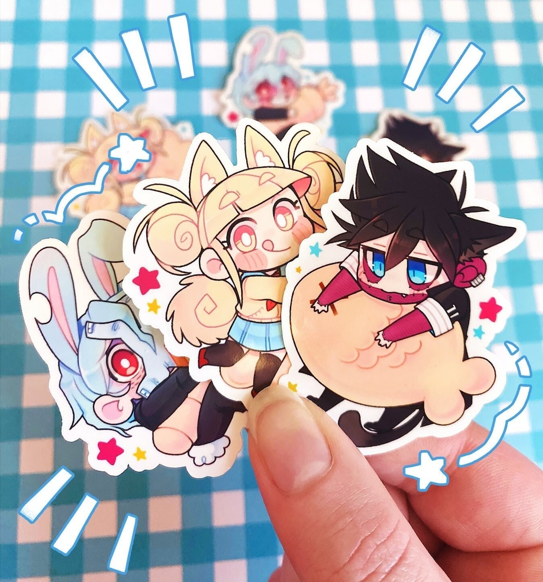 2" League of Villains Animal Sticker Set - Etsy