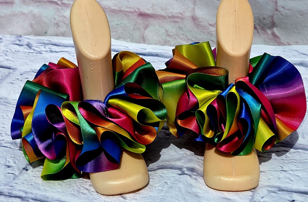 Anklets Rainbow Anklets Girls Anklets Ruffle Anklets Tutu Anklets - Etsy