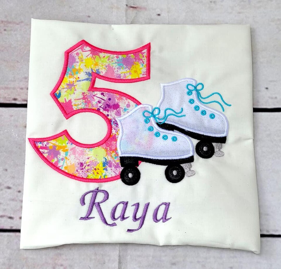 Roller Skate Birthday Shirt Personalized Shirt Any Name and Number Cake ...