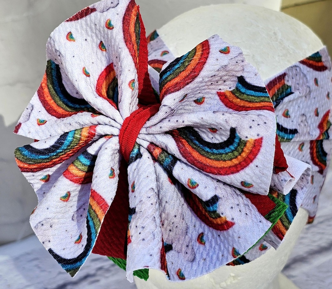 Head Wrap Baby Head Wrap Rainbow Head Shredded Head Wrap Birthday Head ...